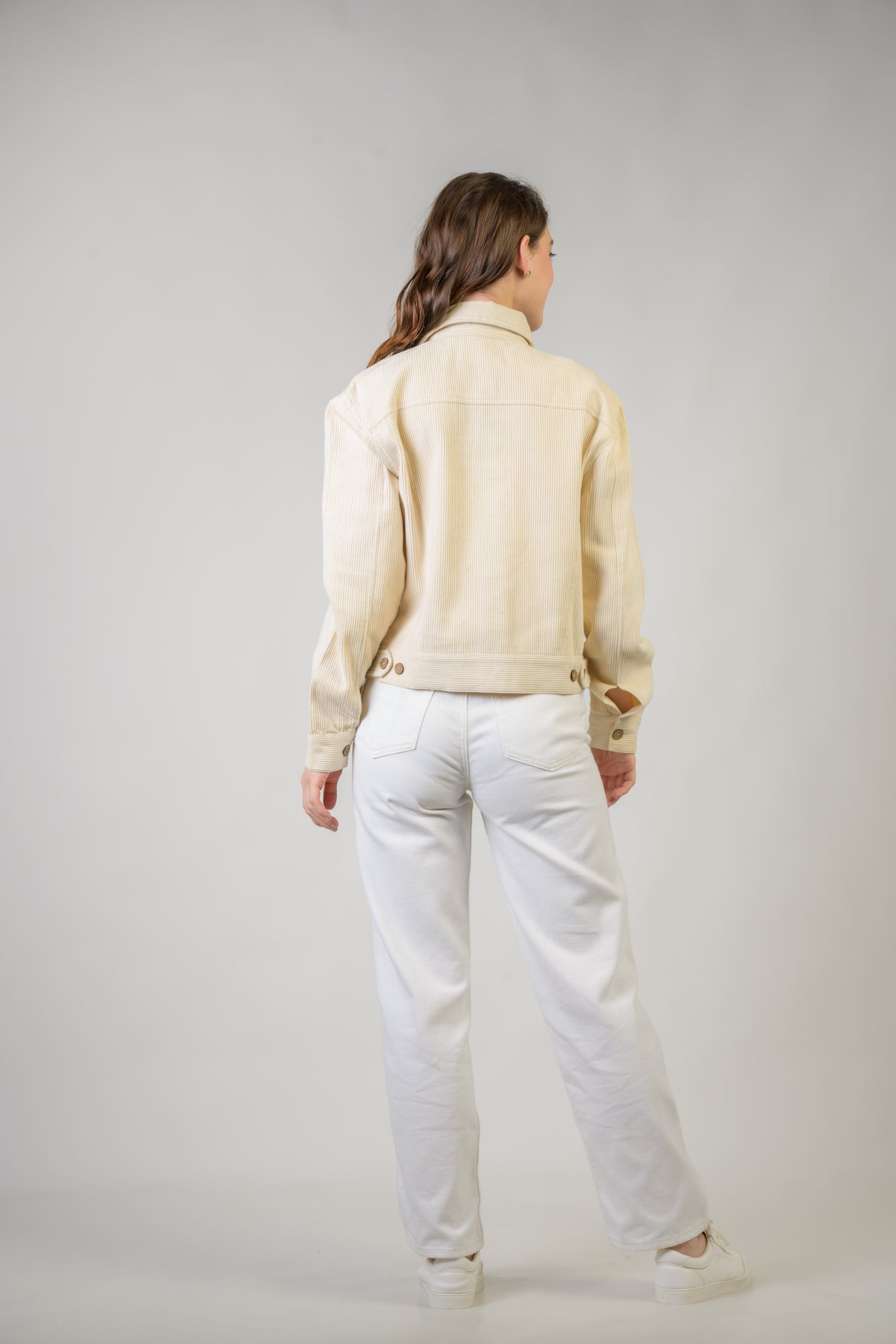 Yucca Cord Jacket - Off White – Rhea Fashion